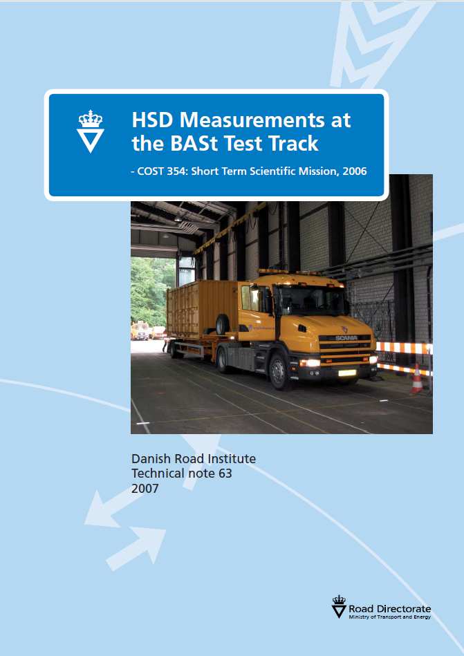 HSD measurements at the BASt test track